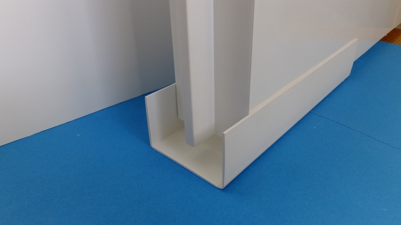 Item # P0227, 2 1/4 Inch Flex U-Channel On Extrutech Plastics, Inc.