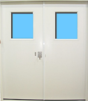 Item # 6068, 6068 Standard Size All Weather Double PVC Doors On ...